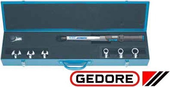 Gedore Zestaw nasadek 1/2 z kluczem dynamometrycznym DMZ 200 40-200 Nm ...