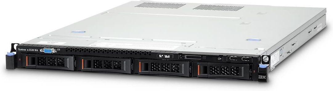 Serwer Ibm X3530 M4, Xeon 4C E5-2403V2 80W 1.8Ghz/1333Mhz/10Mb, 1X 4Gb ...