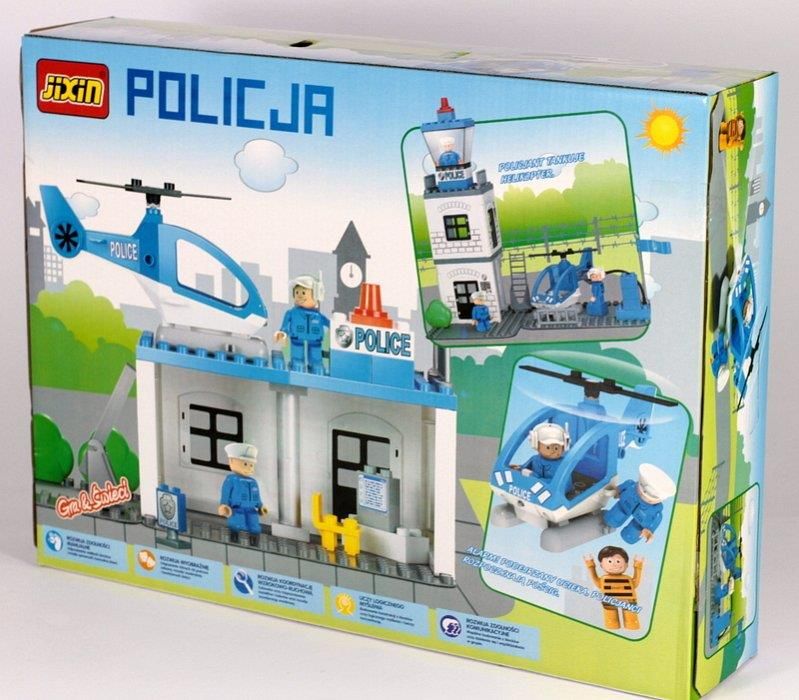 Klocki JIXIN Policja 54 elementy- - ceny i opinie - Ceneo.pl