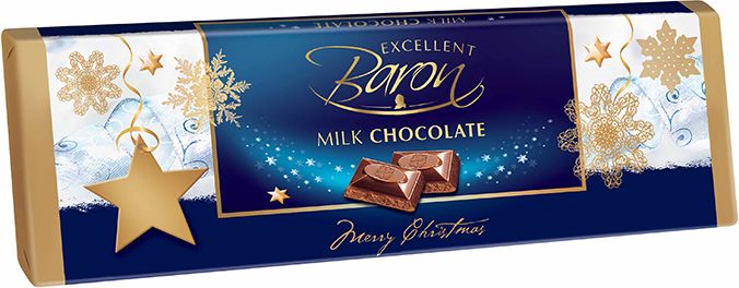 Baron Czekolada Mleczna 250g Świąteczna - Ceny i opinie - Ceneo.pl