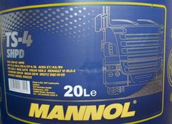 Mannol Ts-4 Shpd 15W40 20l Ci-4/Cg-4/Cf-4 Sl/Cf - opinie i ceny na Ceneo.pl