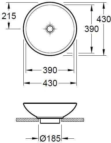 Umywalka Villeroy&Boch Loop & Friends 43 51440001 - Opinie i ceny na ...