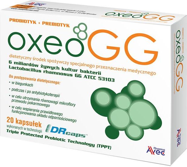 Oxeo GG, 20 kapsułek - Opinie i ceny na Ceneo.pl