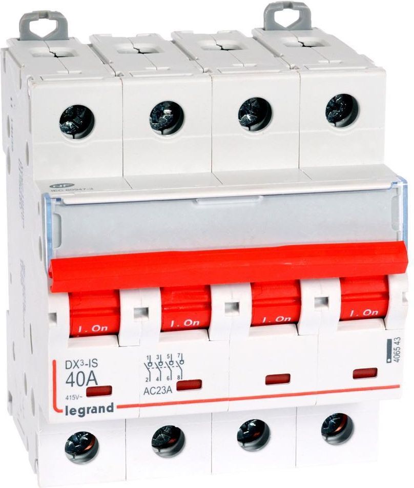 Bezpiecznik Legrand Rozłącznik Izolacyjny Fr304 40A 400V 4-Biegunowy ...
