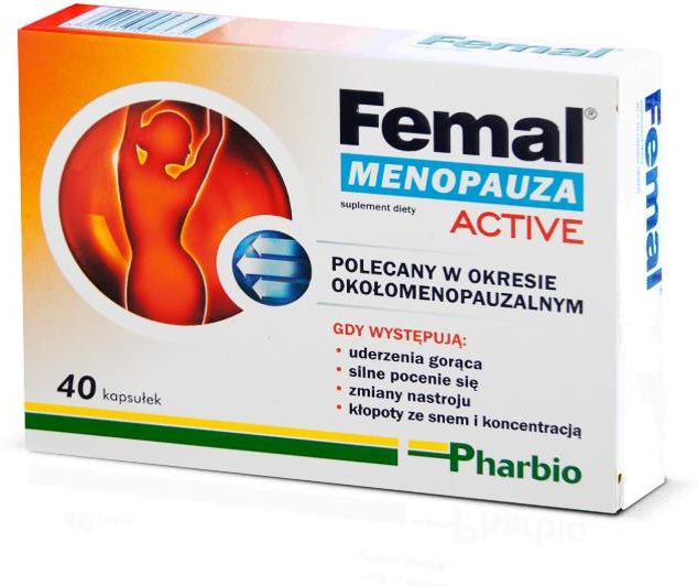 Femal Active Menopauza 40 kaps. - Opinie i ceny na Ceneo.pl