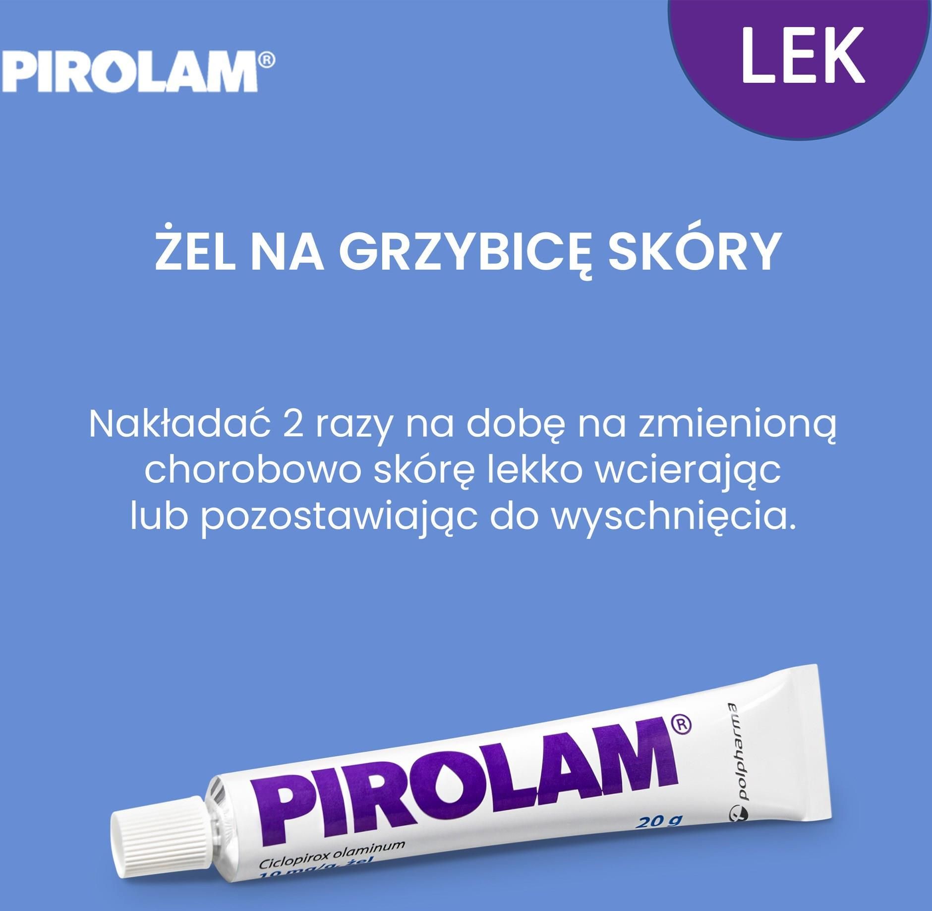 Pirolam 1% żel 20g - Opinie, cena na Ceneo.pl