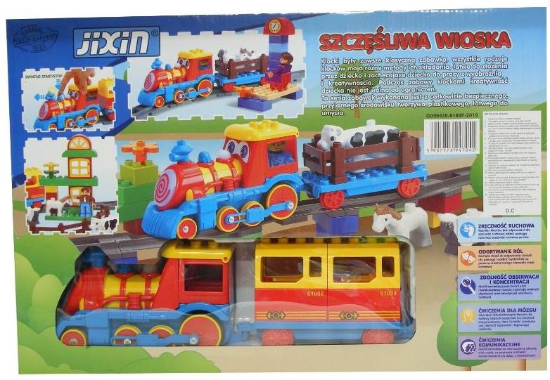 GAZELO TOYS Klocki Szczęśliwa Wioska 59 Elementów Jixin Toys G050438 - ceny i opinie - Ceneo.pl