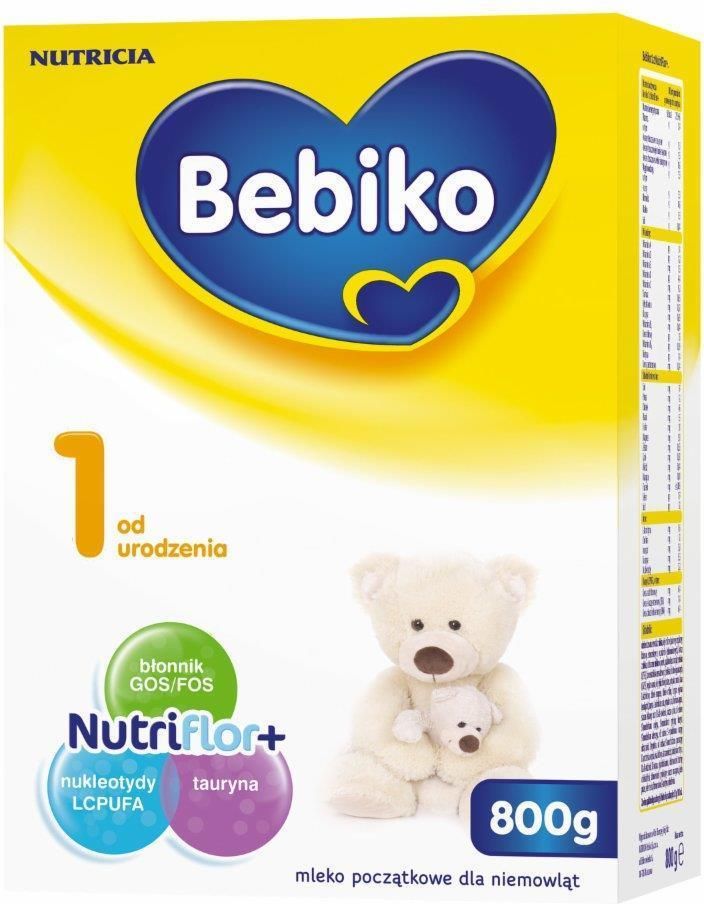 Bebiko 1 Nutriflor Plus 12X800G - Ceny i opinie - Ceneo.pl