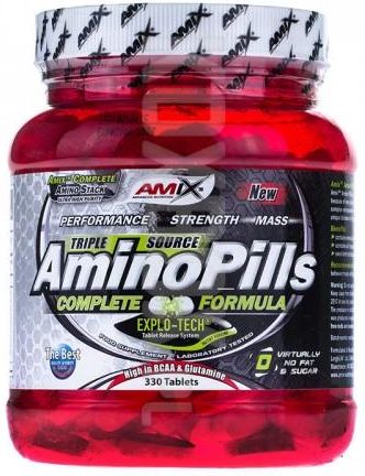 Amix Amino Pills 330 Tab - Produkt wieloskładnikowy - ceny i opinie ...