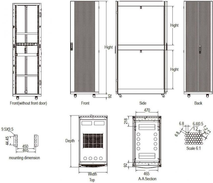 Linkbasic Rack 19'' 42U (NCF42-610-KLA-C) - Opinie i ceny na Ceneo.pl
