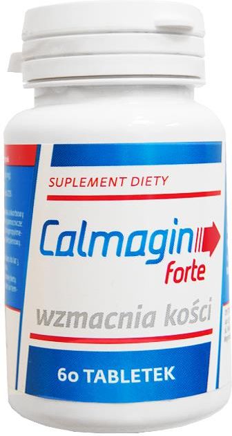 Calmagin Forte 1630 mg 60 tabletek - Opinie i ceny na Ceneo.pl