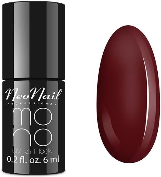 NEONAIL Mono UV 3in1 lack Wine Red Lakier Mono UV Lakier hybrydowy 6ml ...