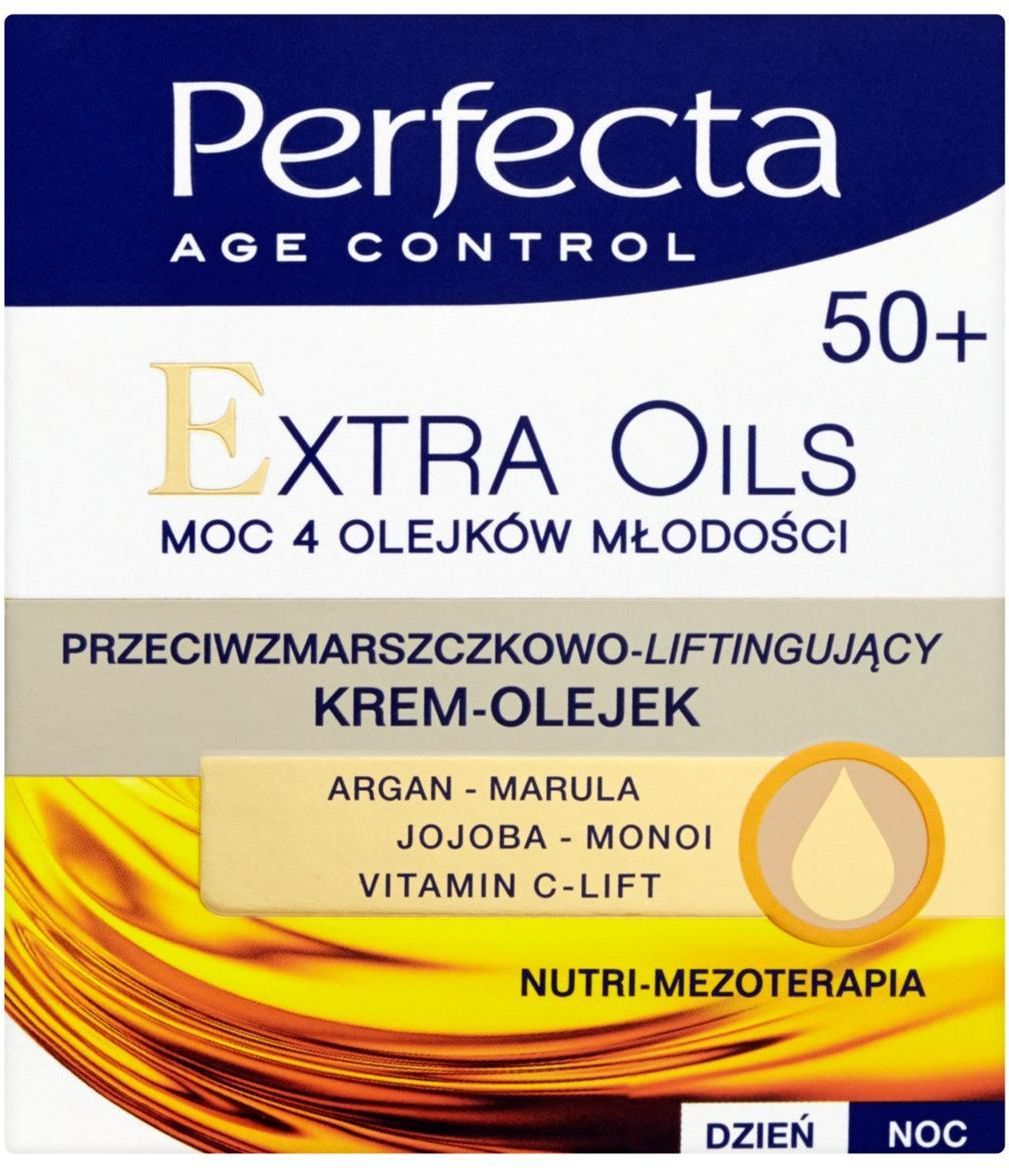 Krem Perfecta Extra Oils olejek 50+ na dzien na dzień i noc 50ml ...