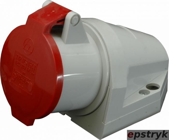 Gniazdo elektryczne Sez Gnizado Siłowe Stałe 32A 4P Ip 44 Izs 3243 ...