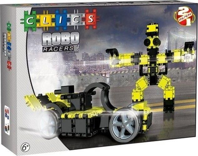 Clics Klocki Robo Racers Yellow Box Ab002-Yellow - ceny i opinie - Ceneo.pl