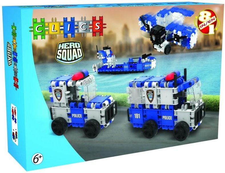 Clics Klocki Hero Squad Brygada Policyjna Box Bc001 - ceny i opinie ...