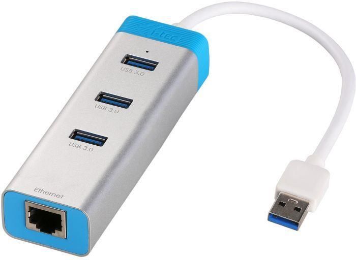 Hub USB Itec I-Tec Usb 3.0 Metal Hub 3 Port With Gigabit Ethernet ...