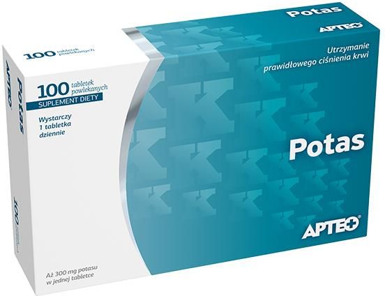 Potas Apteo 100tabl. - Opinie i ceny na Ceneo.pl