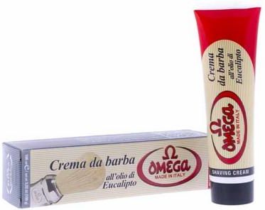 OMEGA Crema da barba krem do golenia z wyciągiem eukaliptusa w tubce ...