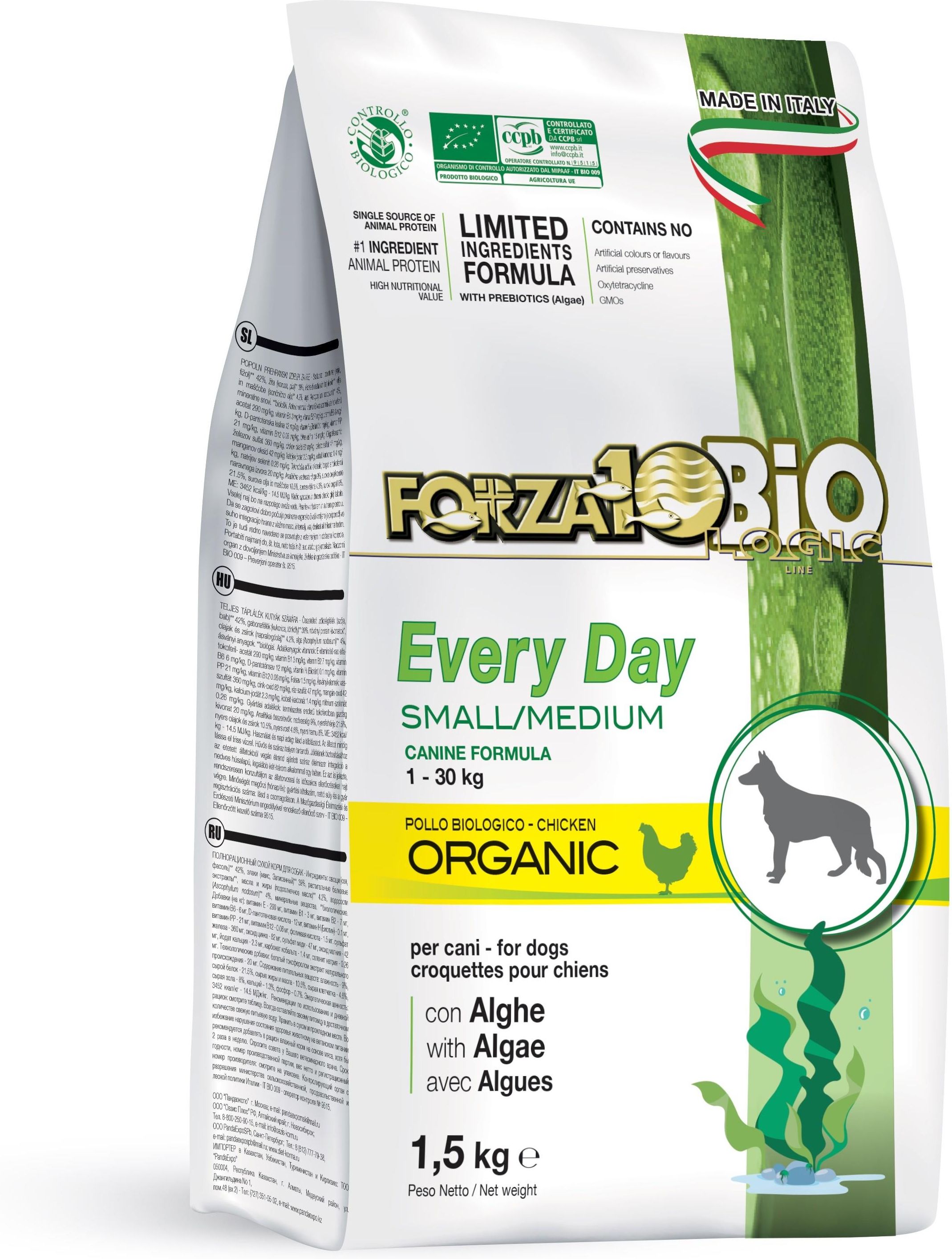 Karma Forza10 Mini And Medium Every Day Bio Kurczak I Algi 1,5Kg - Ceny i opinie - Ceneo.pl