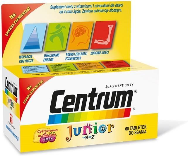 Centrum Junior 60 tabletek - Opinie i ceny na Ceneo.pl