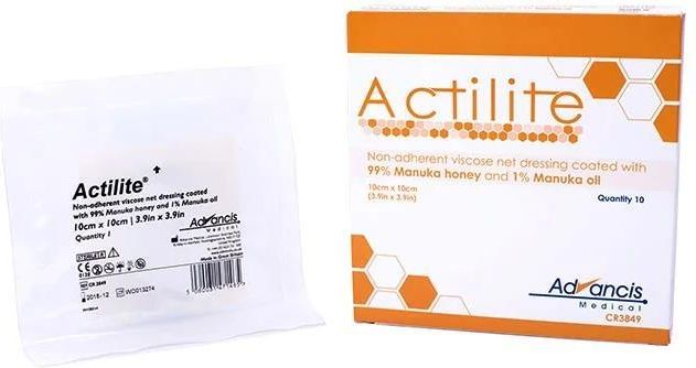 Actilite Opatrunek siatkowy z miodem Manuka 10x10 cm 1 sztuka - Opinie ...