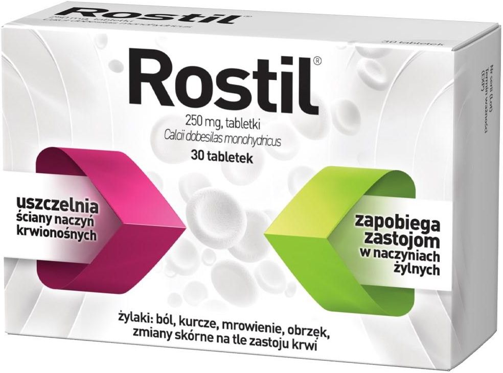 Rostil 250 mg 30 tabletek - Opinie i ceny na Ceneo.pl