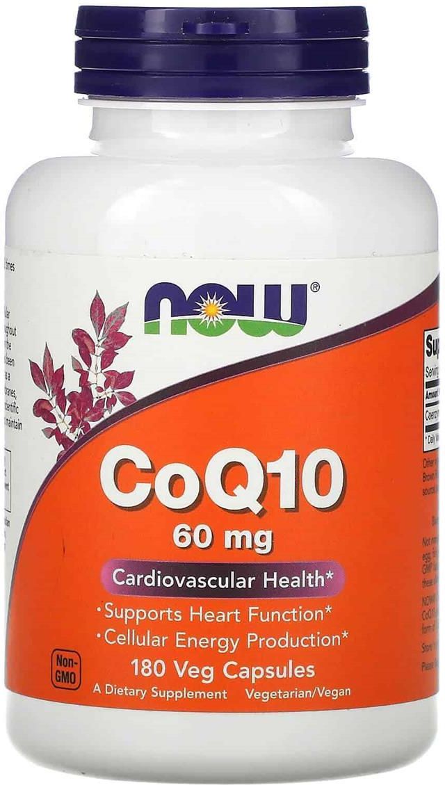 Now Foods Coq10 Koenzym 60 Mg 180 kaps. - Opinie i ceny na Ceneo.pl