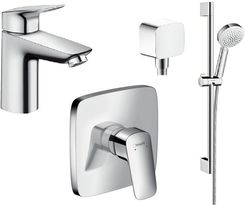 Zestaw prysznicowy Hansgrohe Crometta Logis 100 52054376 71100000 ...