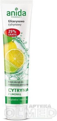 ANIDA Krem do rąk glicerynowo-cytrynowy z limonką 100ml + 25ml - Opinie ...
