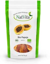 Natvita Papaja Suszona Bio 200g - Ceny i opinie - Ceneo.pl