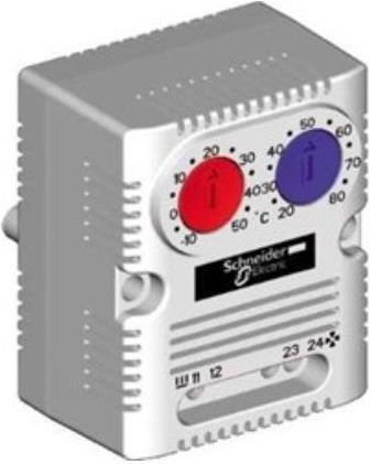 Schneider Podwójny Regulator Temperatury Climasys Nastawa Temperatury 0 ...