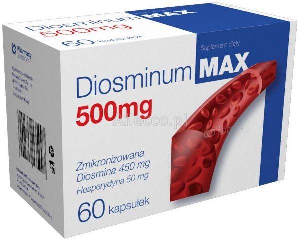 Diosminum Max 500 mg 60 tabl. - Opinie i ceny na Ceneo.pl