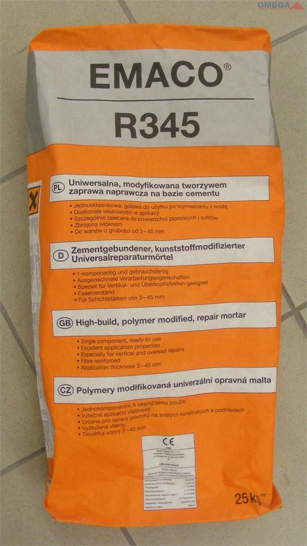 Zaprawa Pci Emaco R345 Zaprawa Naprawcza 25Kg - Opinie i ceny na Ceneo.pl