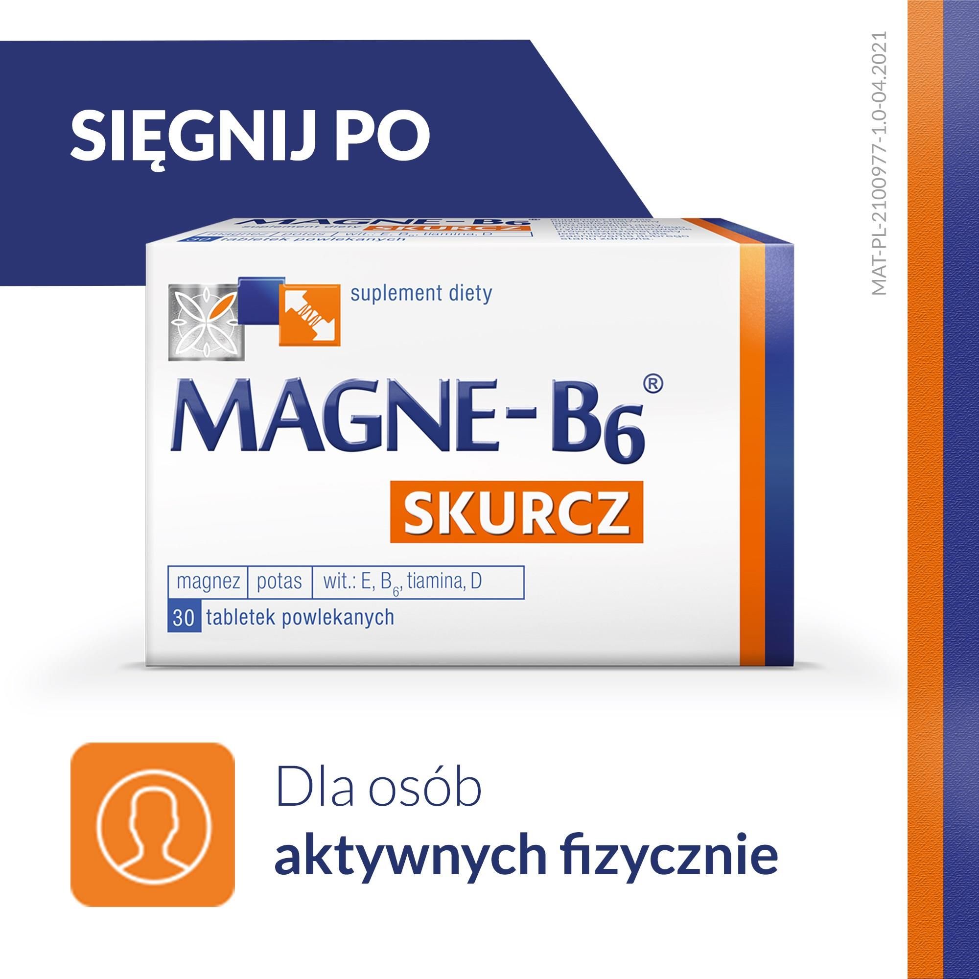 Magne-B6 Skurcz magnez 30 tabletek - Opinie i ceny na Ceneo.pl