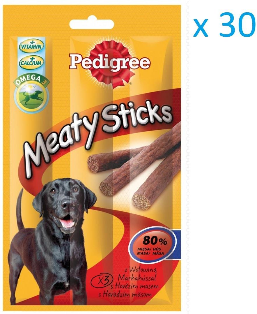 Karma Pedigree Meaty Sticks Wołowina 30x33g - Ceny i opinie - Ceneo.pl