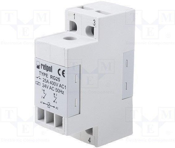 Relpol Przekaznik (Rg25-24Vac) - Opinie i ceny na Ceneo.pl