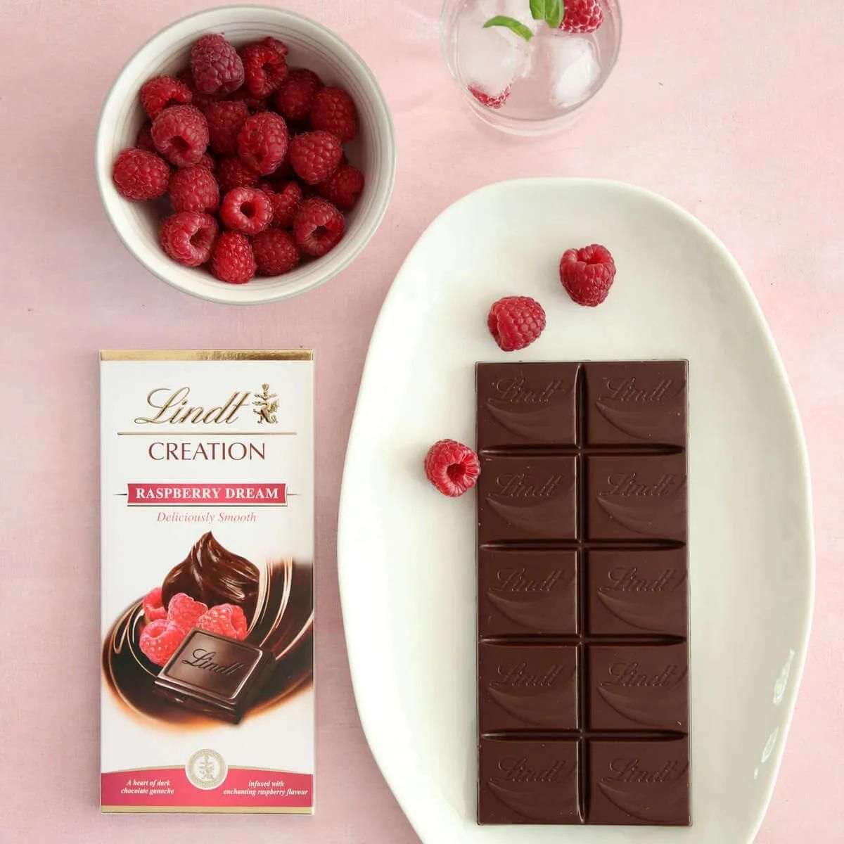 Lindt Creation Raspberry Dream 150G - Ceny i opinie - Ceneo.pl