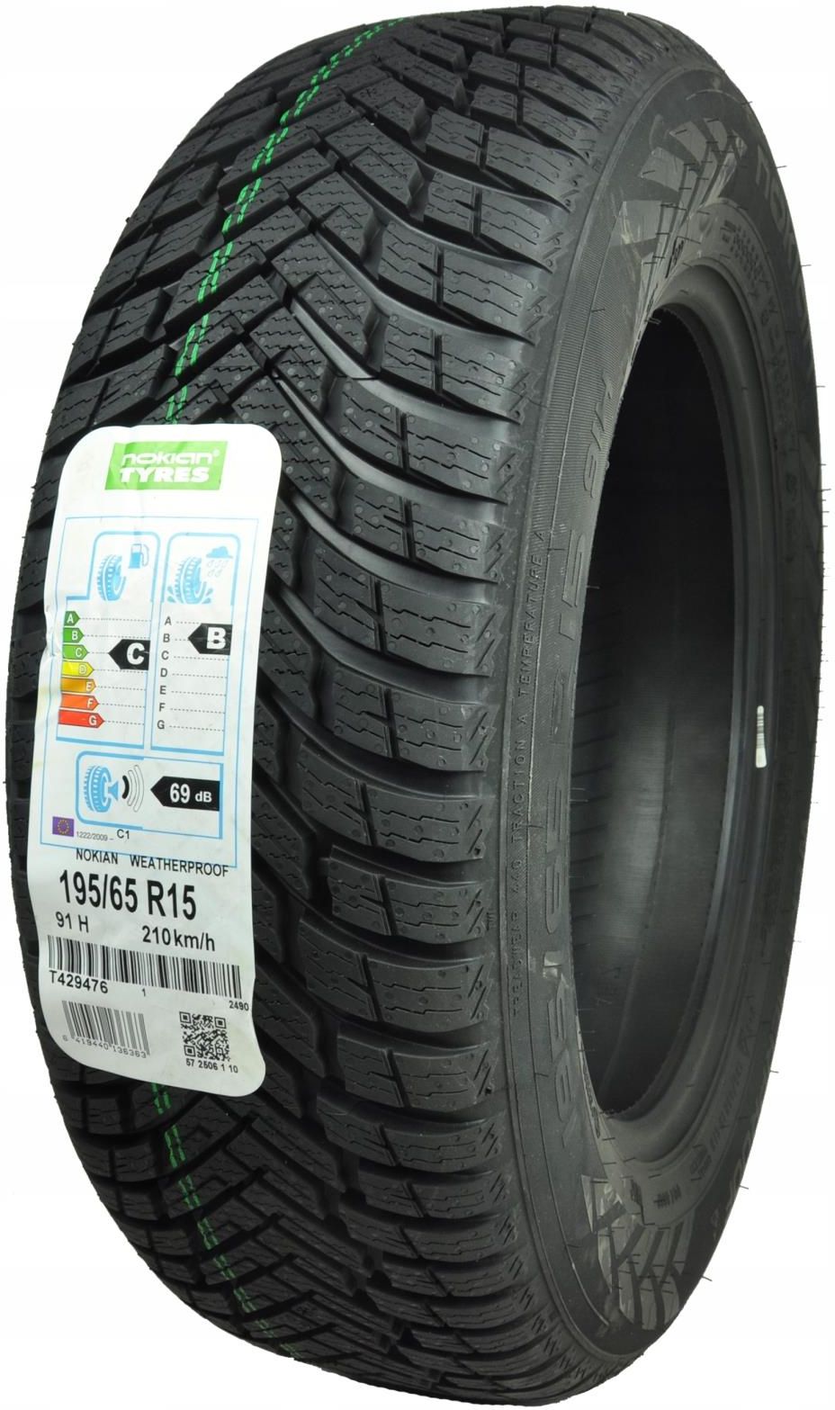 Opony Nokian Weatherproof 195/65R15 91H - Opinie i ceny na Ceneo.pl