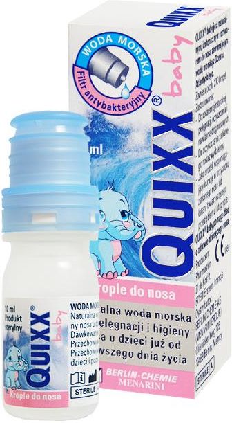 Quixx Baby krople do nosa 10 ml - Opinie i ceny na Ceneo.pl