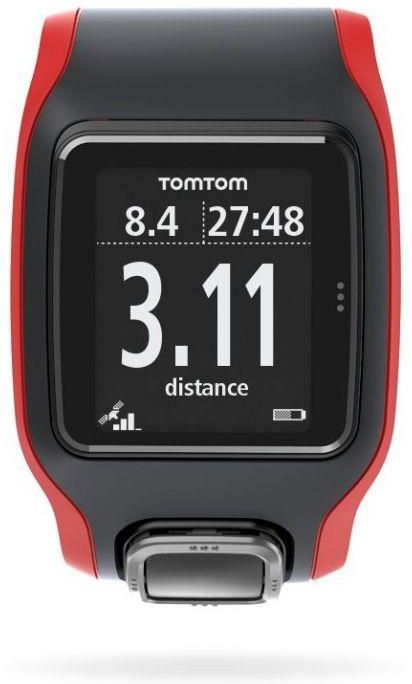 Tomtom Multi-Sport Cardio Czerwony -Czarny Gps 1Rh000101 - Pulsometry ...