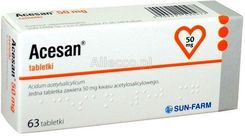 Acesan 50 Mg 63 Tabl. - Opinie i ceny na Ceneo.pl