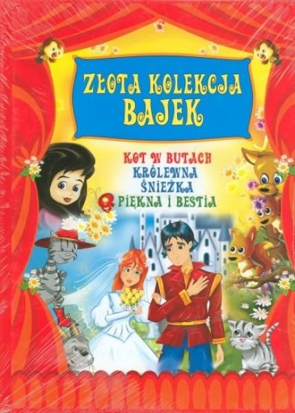 Złota kolekcja bajek. Kot w butach, Królewna Śnieżka, Piękna i Bestia - Ceny i opinie - Ceneo.pl