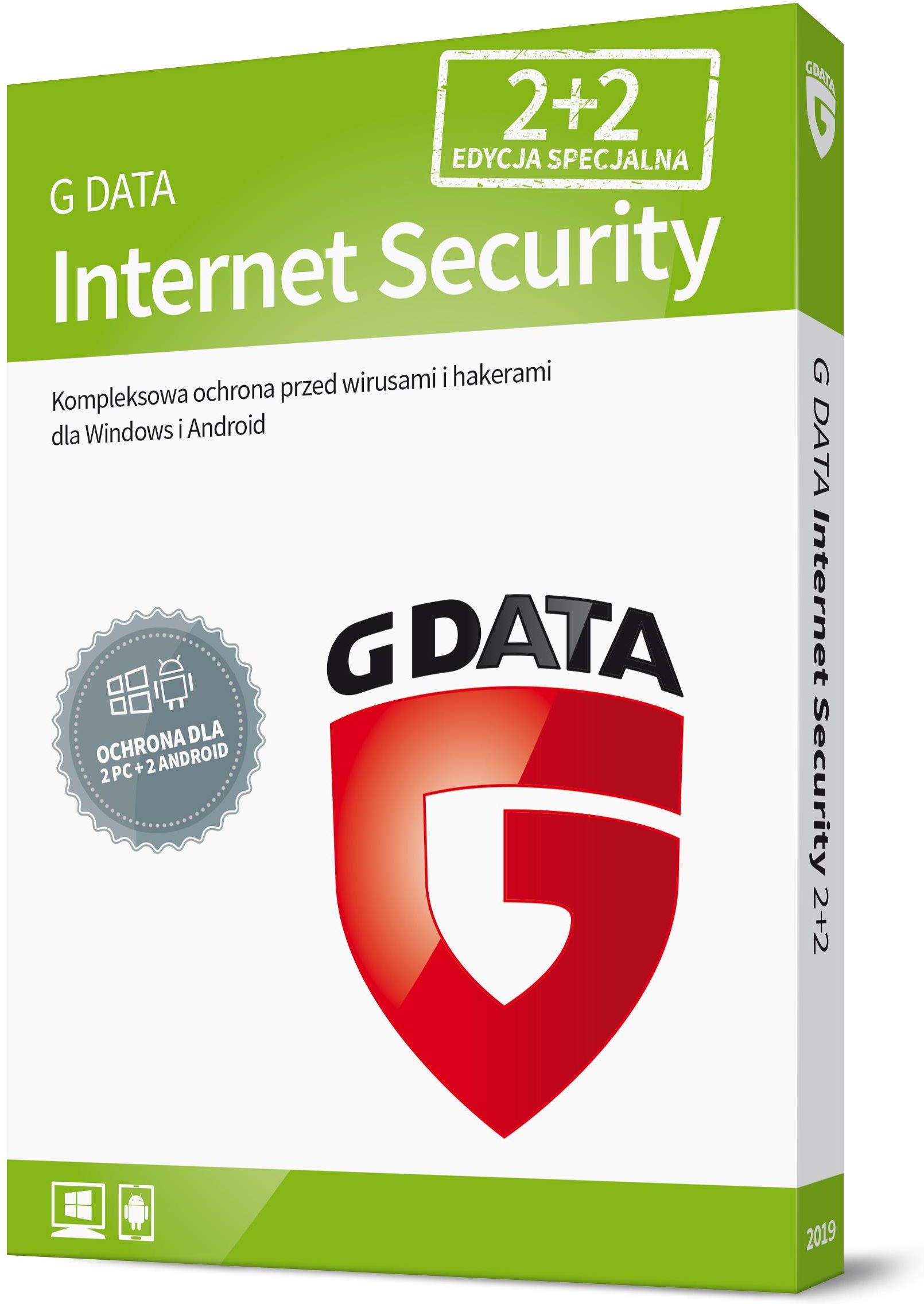 G Data Internet Security 2PC+2xAndroid / 20 miesięcy (084151) - Ceny i opinie na Ceneo.pl