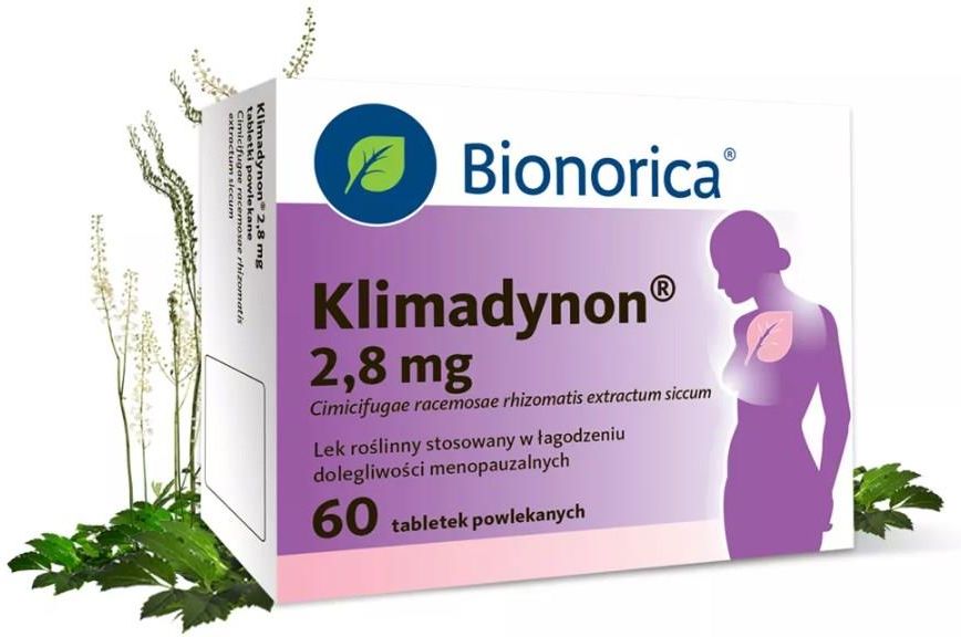 Klimadynon 2,8 mg 60 tabl powlekanych - Opinie i ceny na Ceneo.pl