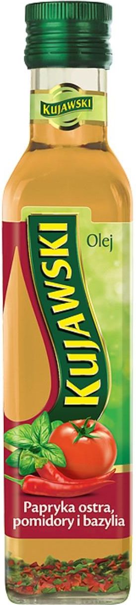 Kujawski Olej Rzepakowy Pierwszego Tłoczenia z Papryka Ostrą Pomidorami I Bazylią 250ml - Ceny i ...