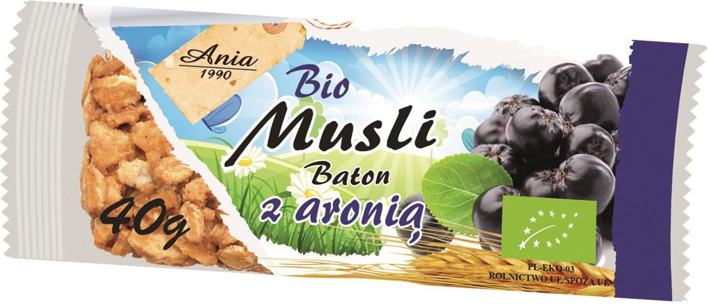 Bio Ania Baton Musli z Aronią 40g - Ceny i opinie - Ceneo.pl
