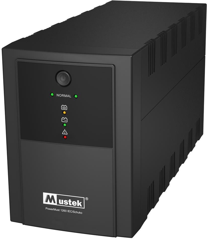Zasilacz UPS Mustek UPS PowerMust 1260 1200VA (98-LIC-L1060) - Opinie i ...