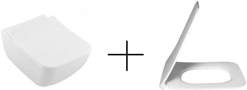 Miska WC Villeroy&Boch Venticello Direct Flush Slimseat 4611R001 ...