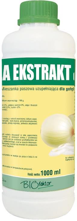 Biofaktor Cebula Ekstrakt - Preparat Dla Gołębi 1L - Ceny i opinie ...